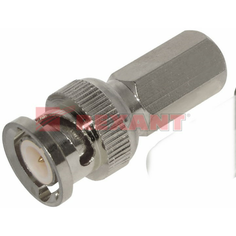 Купить REXANT Разъем штекер BNC RG-58 накрутка (01-008A) (05-3021) Разъем видео - ВИДЕОГЛАЗ Москва