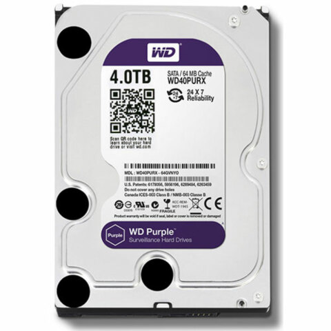 Купить Western Digital WD40PURX Жесткий диск - ВИДЕОГЛАЗ Москва