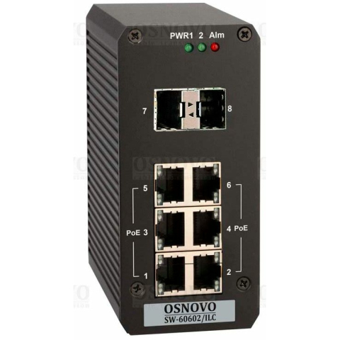 Купить OSNOVO SW-60602/ILC Коммутаторы POE - ВИДЕОГЛАЗ Москва