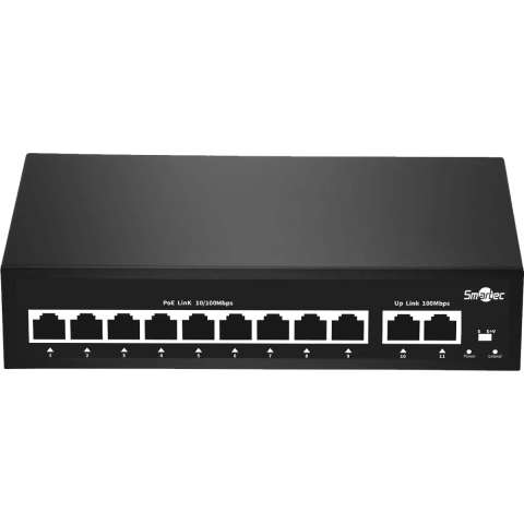 Купить Smartec ST-NS209MB-MD Коммутатор POE - ВИДЕОГЛАЗ Москва