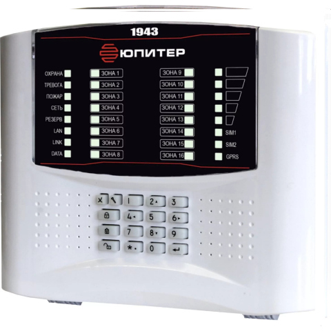 Купить Элеста Юпитер-1943 (16 IP/GPRS) Прибор приемно-контрольный охранно-пожарный - ВИДЕОГЛАЗ ...