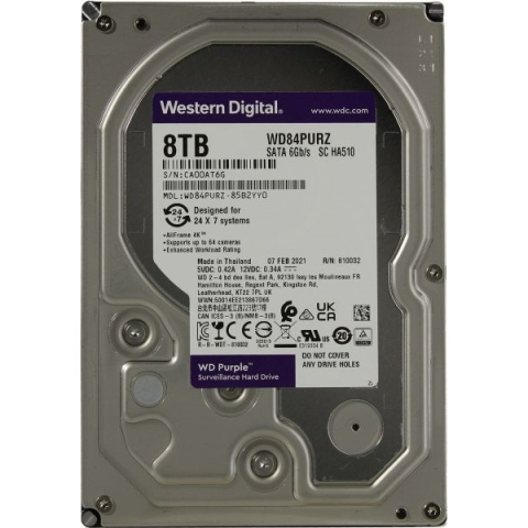 Купить Western Digital WD84PURZ Жесткий диск - ВИДЕОГЛАЗ Москва