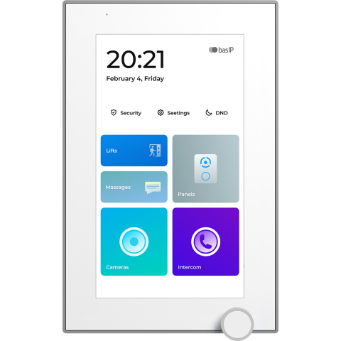 Купить BAS-IP AZ-07LL White Монитор IP-домофона - ВИДЕОГЛАЗ Москва